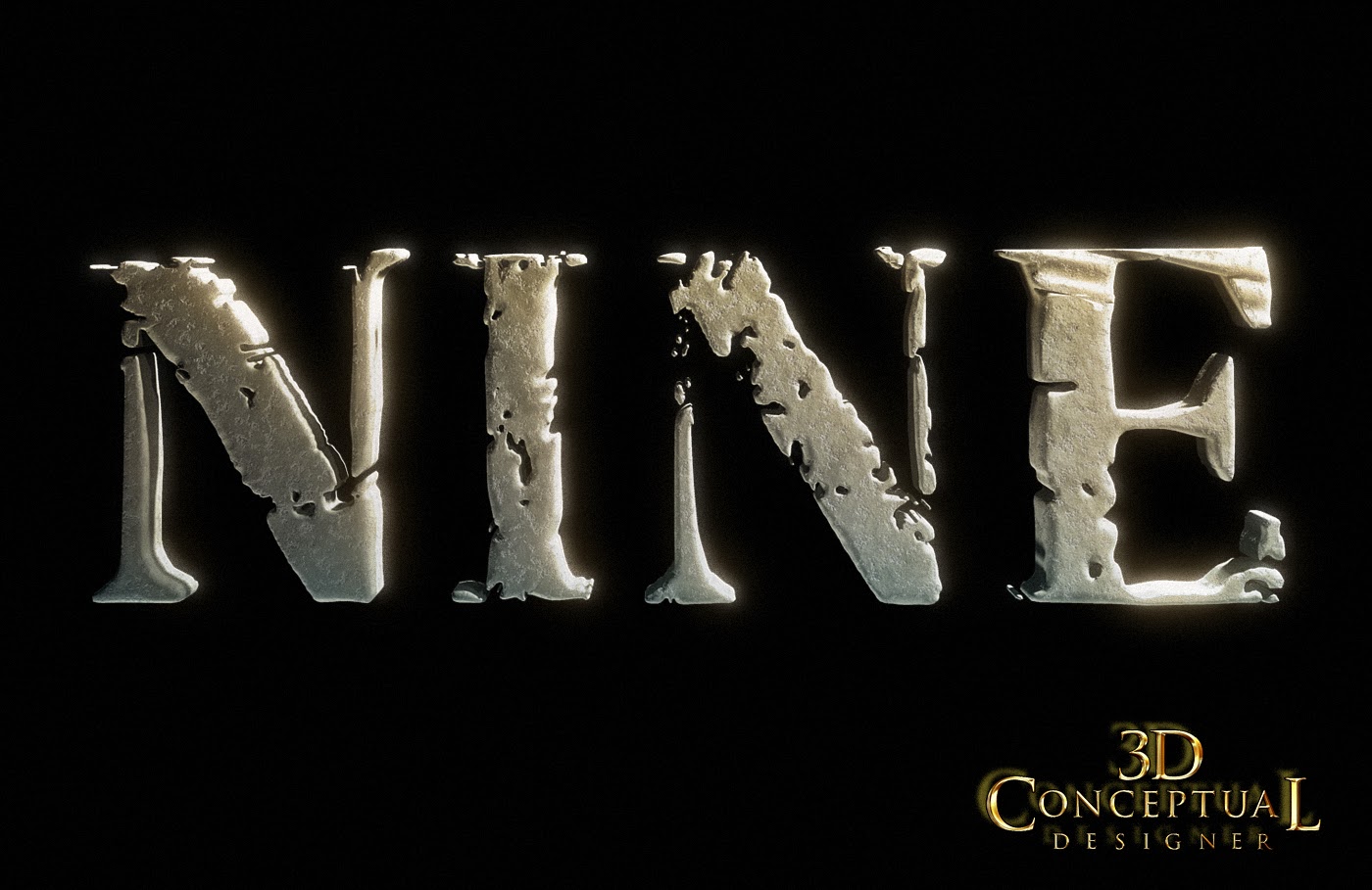 3DconceptualdesignerBlog: Project Review: NINE-2009 PART II-More 3D Logos